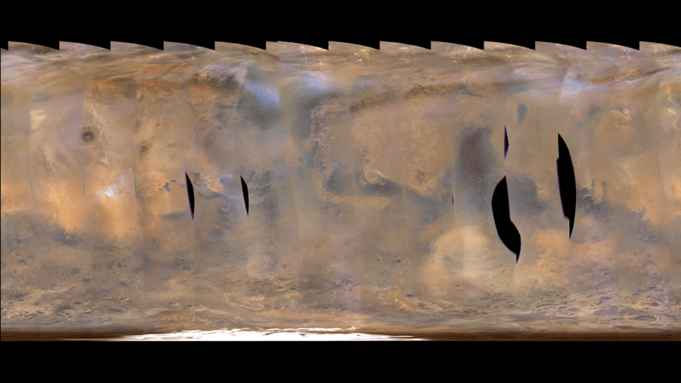 Enormous Dust Storms on Mars Highlight the Red Planet's Weather ...