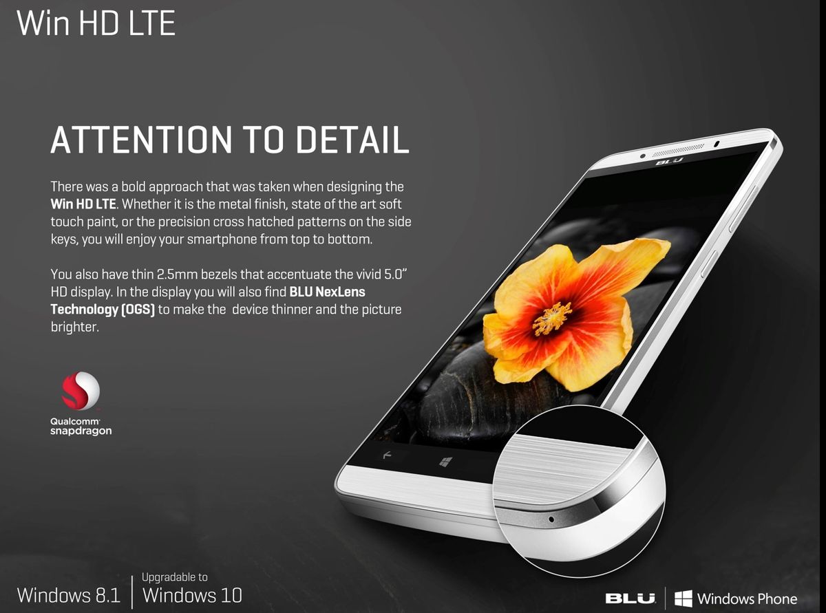 Here are our impressions of the BLU Win HD with Dual SIM LTE | Windows Central