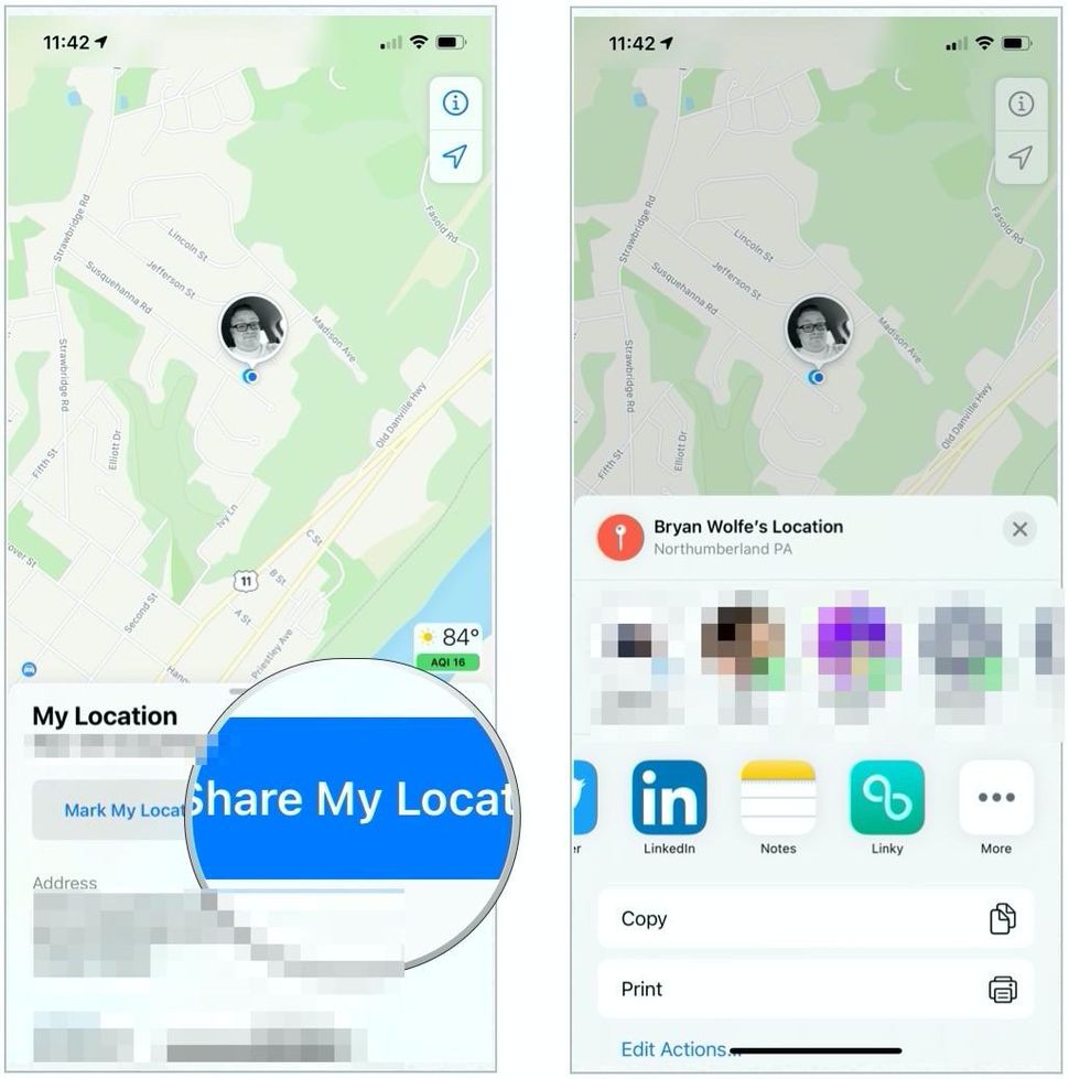 How to share location and directions with Maps for iPhone and iPad | iMore