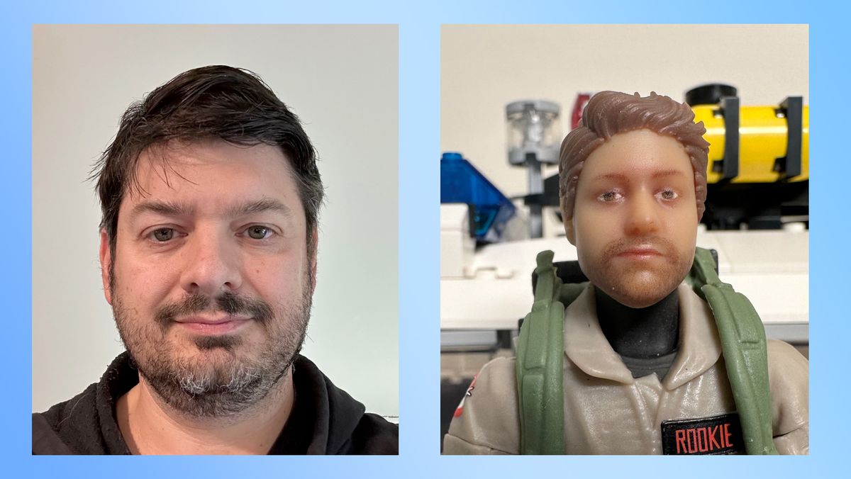 I used Hasbro’s 3D printing app to make myself into an action figure ...