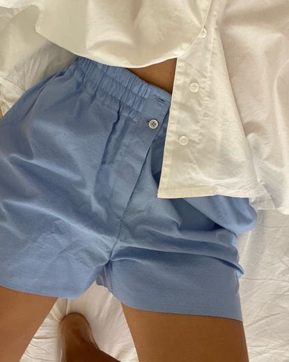 Stylish Women Won't Stop Wearing Boxer Shorts | Who What Wear