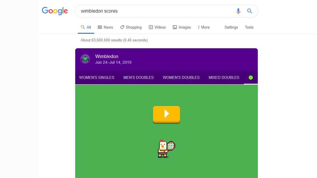 How to play Google's free hidden Wimbledon game | TechRadar