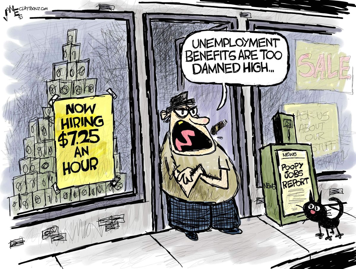 Editorial Cartoon U.S. jobs report hiring | The Week