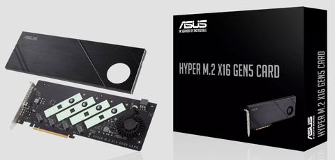 Asus PCIe Card Hits 512 Gbps With Four PCIe 5.0 SSDs | Tom's Hardware