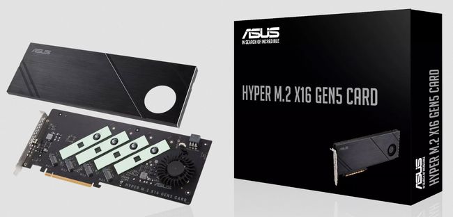 Asus PCIe Card Hits 512 Gbps With Four PCIe 5.0 SSDs | Tom's Hardware