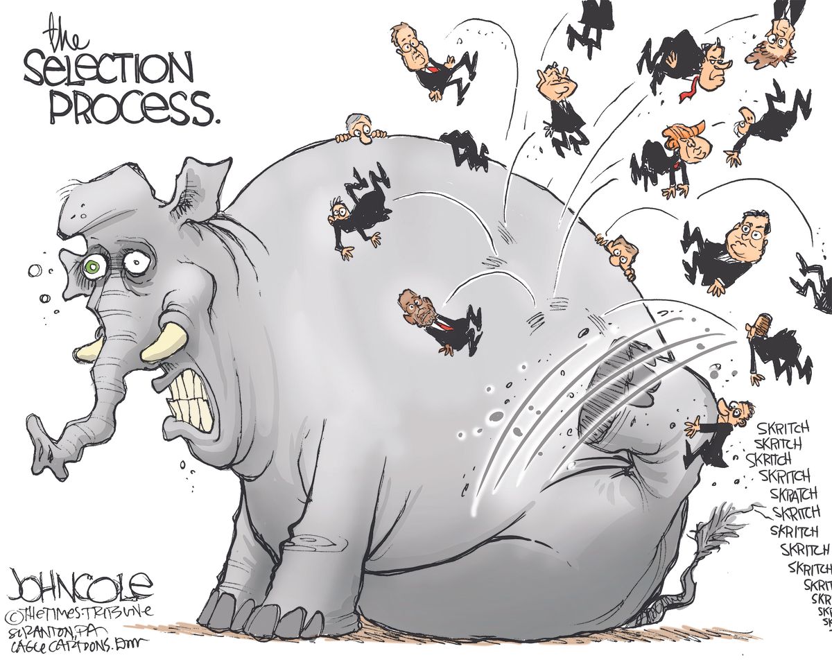 Political cartoon U.S. GOP 2016 | The Week