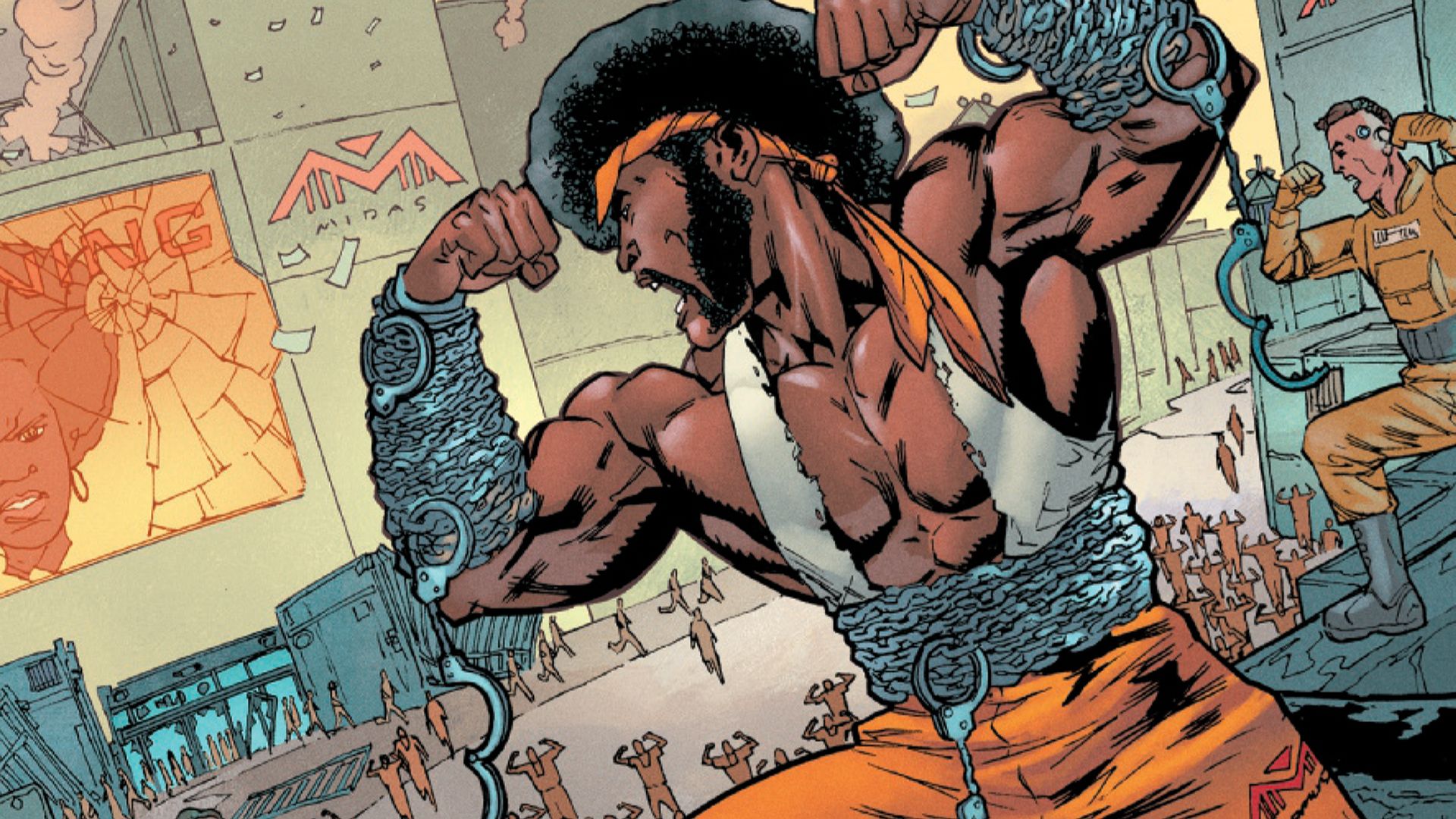 Ultimates #9 introduces the new Ultimate Luke Cage and Danny Rand, who ...