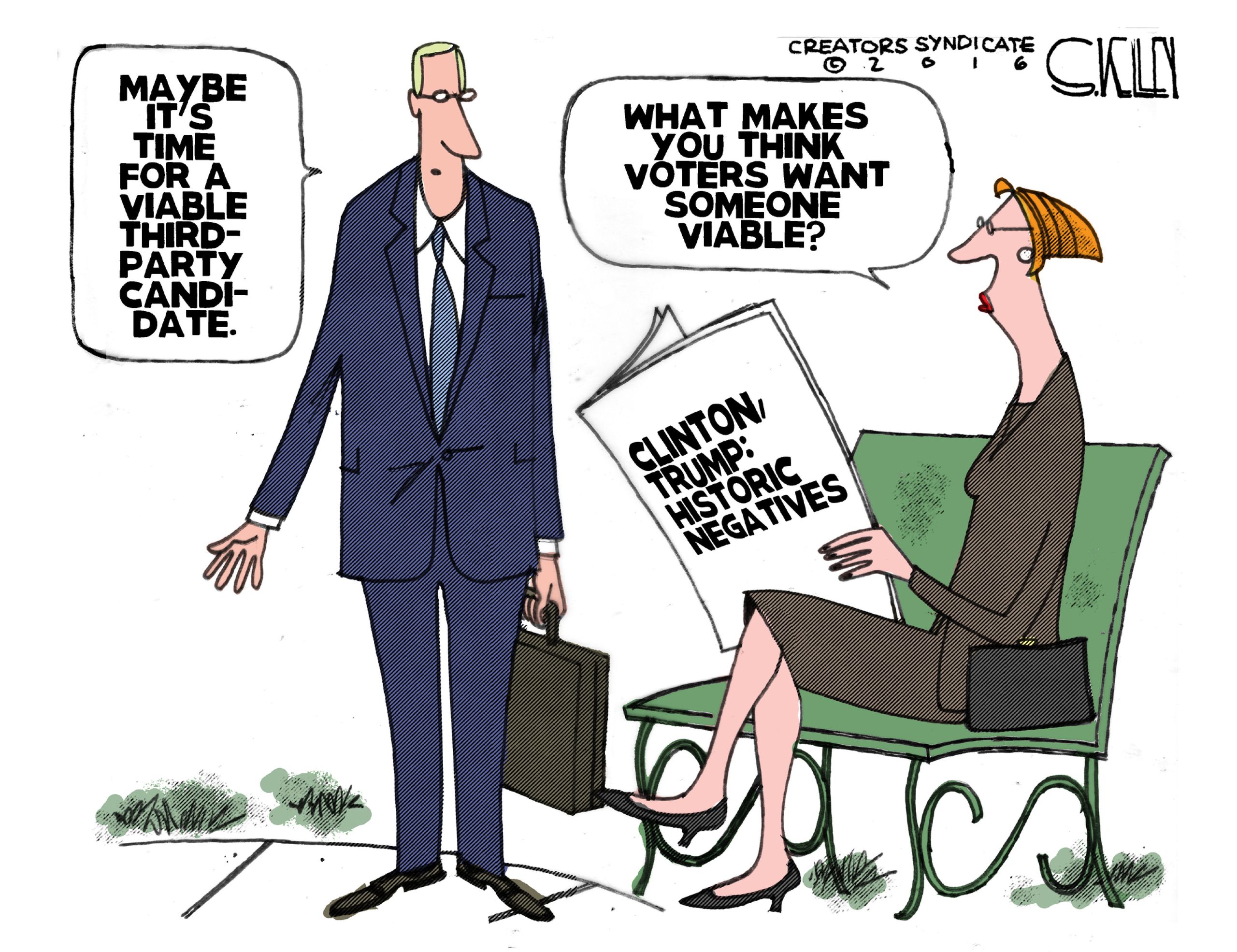 Political Cartoon U.S. Voters 2016 | The Week