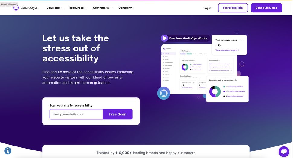 AudioEye review: web accessibility that works and is easy to use | TechRadar