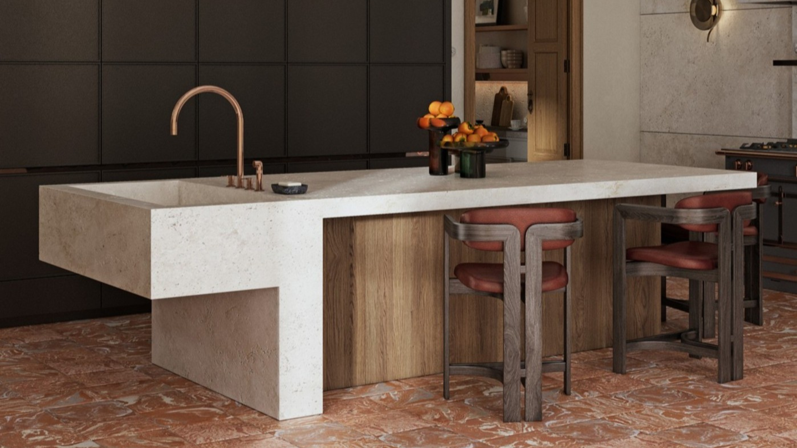 How Much Should Countertops Overhang for Seating? | Livingetc