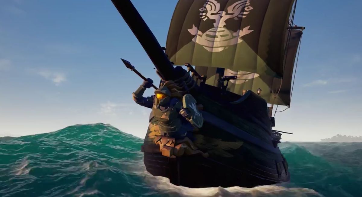 Get a Halo-inspired Spartan Ship Set for Sea of Thieves for free this ...