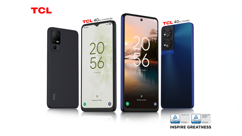 TCL's first NXTPAPER phones to help reduce eye strain with paper-like ...
