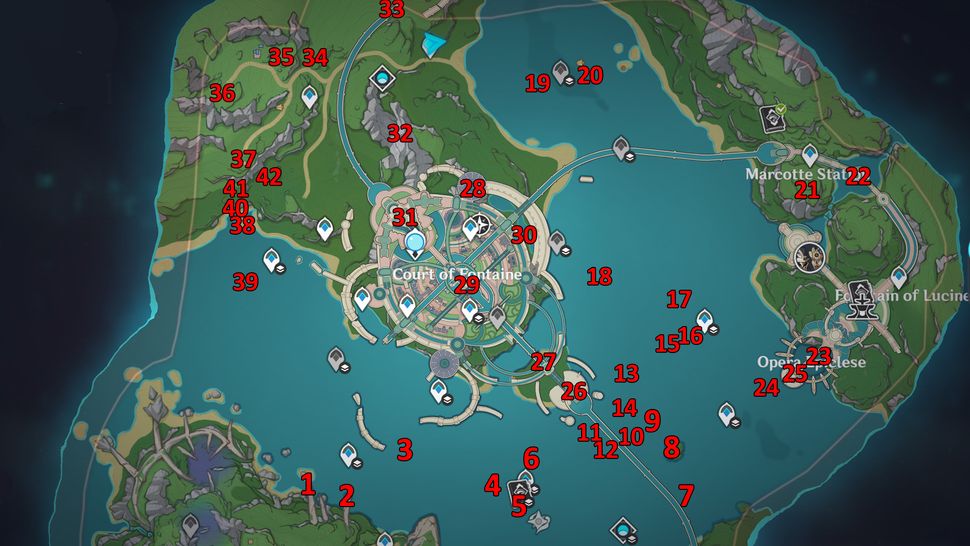 Genshin Impact Hydroculus locations | GamesRadar+