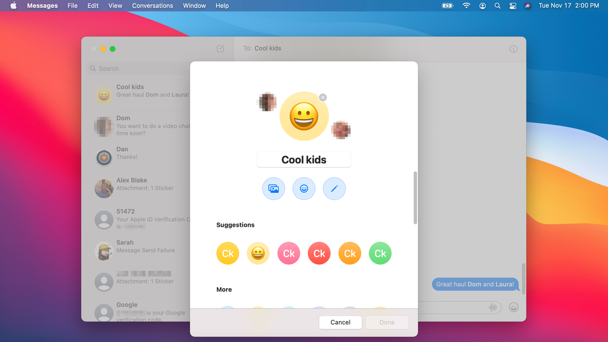 Boost your conversations with macOS Big Sur Messages | TechRadar