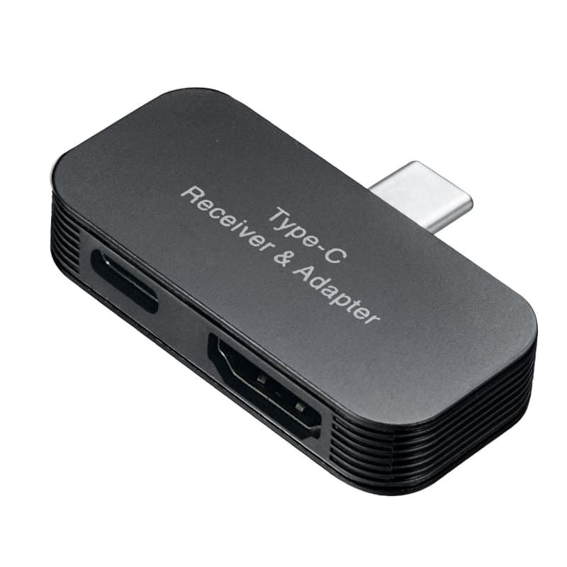 Wireless mouse receiver is a mini dock with HDMI output and USB Type-C ...
