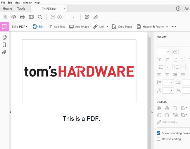 How to Edit a PDF in Adobe Acrobat | Tom's Hardware