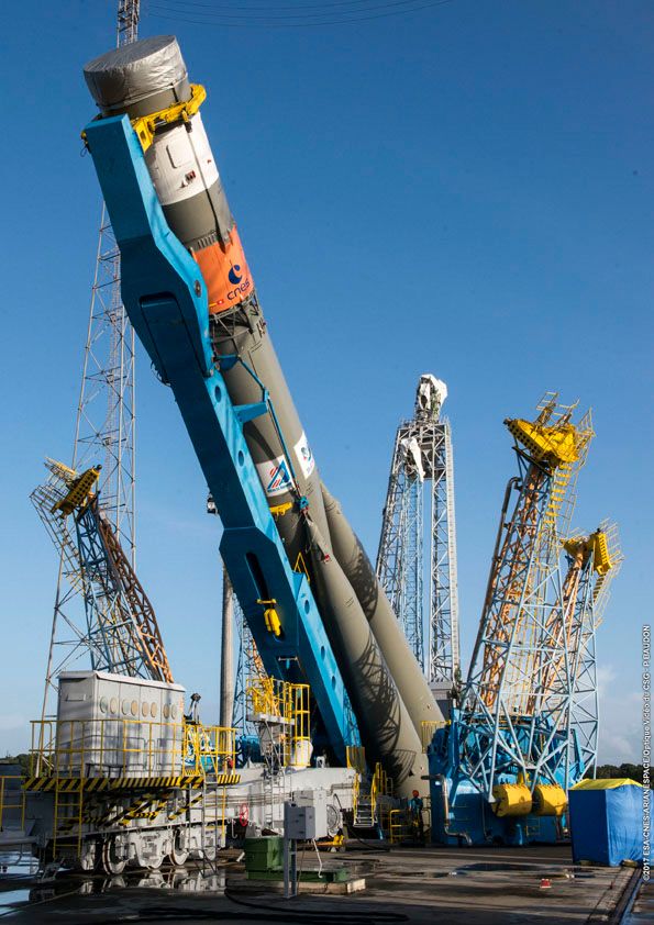 In Photos: Arianespace Soyuz Rocket Launches Hispasat 36W-1 ...