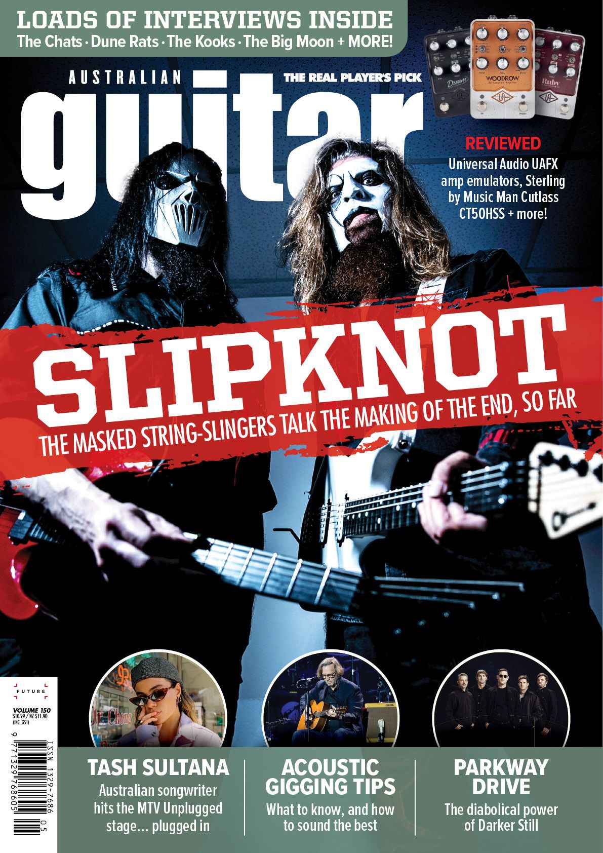 Australian Guitar #150 is on sale now, featuring Slipknot, Tash Sultana ...