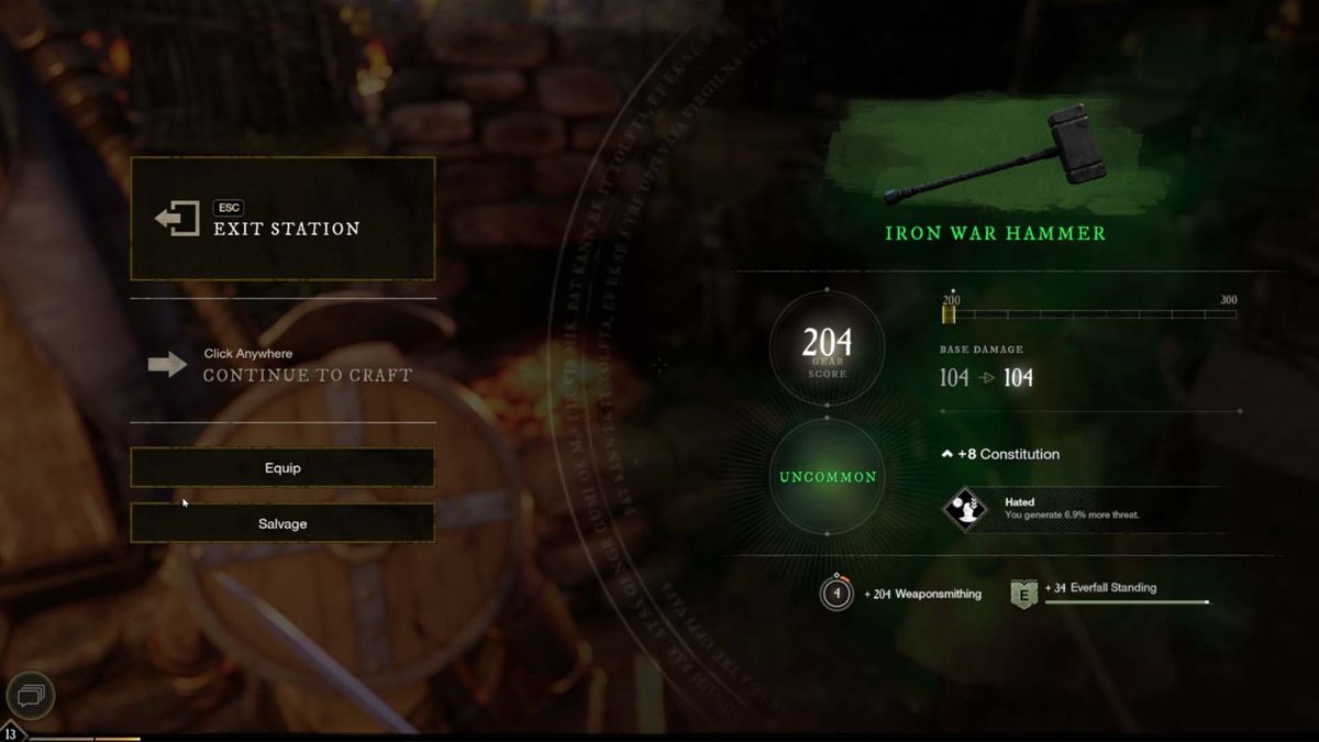 How does New World Weaponsmithing work and how do you level the skill ...