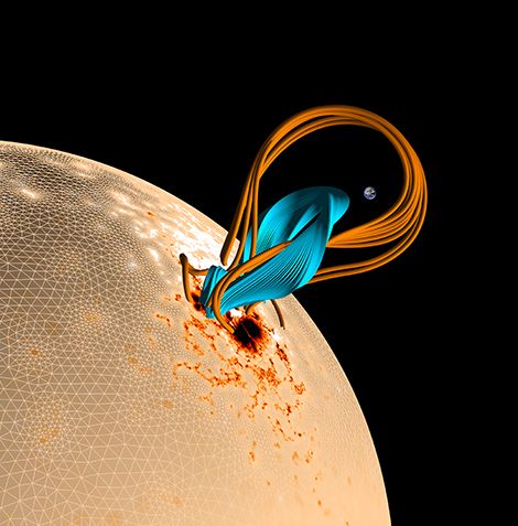 Magnetic 'Cages' on the Sun Could Limit the Strength of Dangerous Solar ...