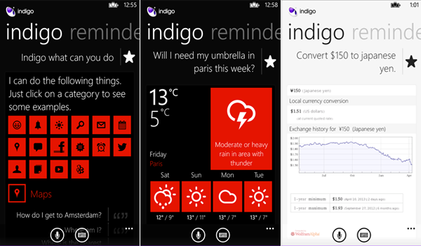 Sneak Peek at Indigo, the upcoming personal assistant for Windows Phone ...