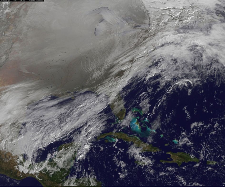 Swirling 'Polar Vortex' Over Northern US Seen From Space | Space