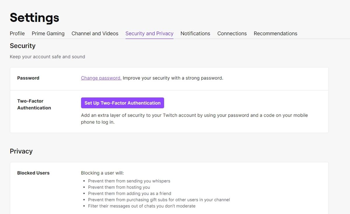 How to change your Twitch password and set up two-factor authentication | PC Gamer
