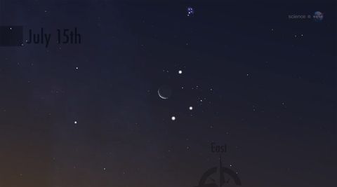 Sky Maps to See Night Sky Planets: July 2012 | Space