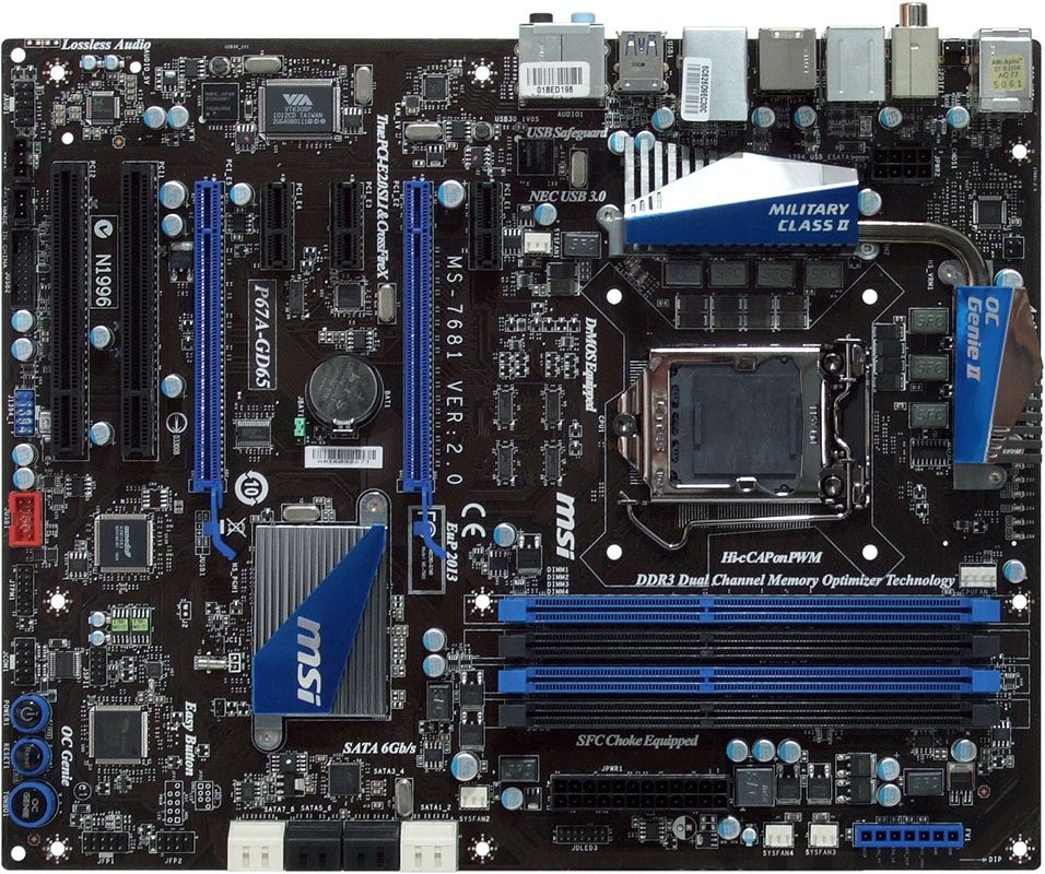 MSI P67A-GD65 - P67 Motherboard Roundup: Nine $150-200 Boards | Tom's ...