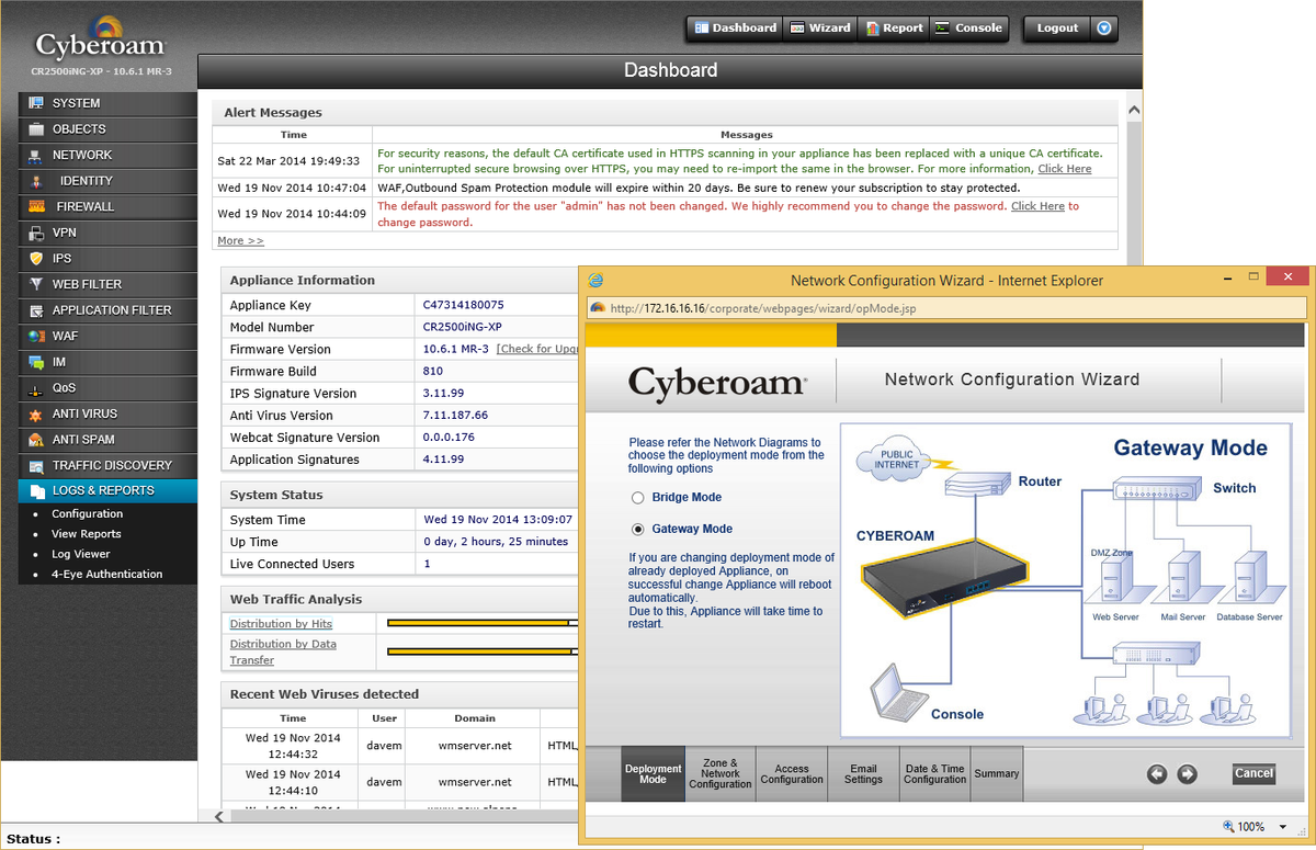 Cyberoam CR2500iNG-XP firewall review | ITPro