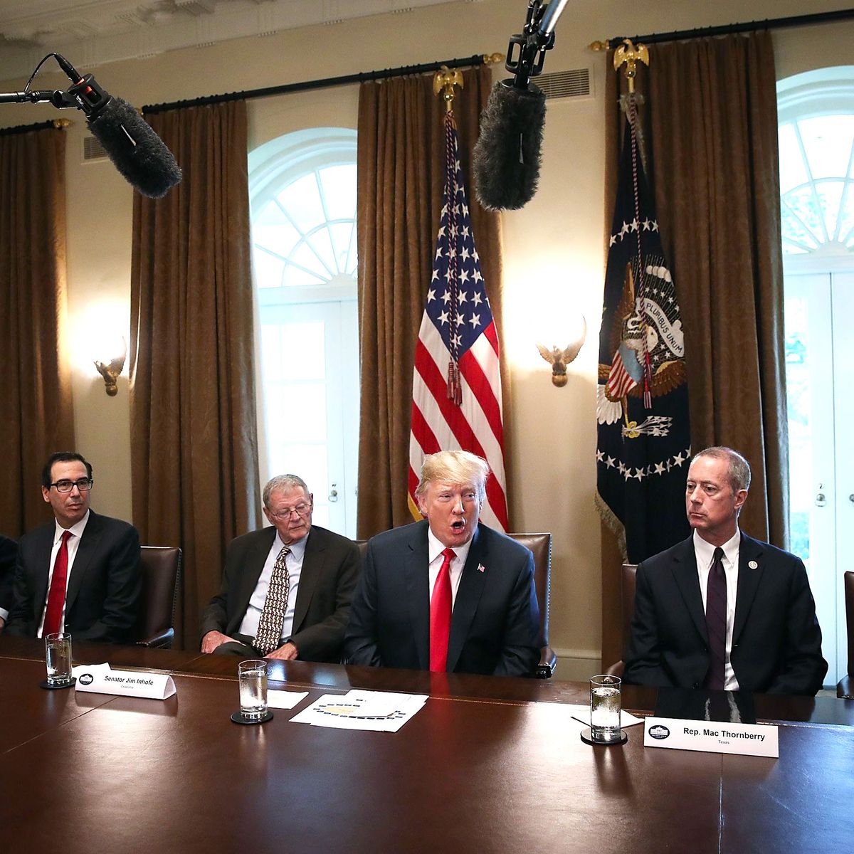 Trump Meeting About Border Crisis Is All White Congressman | Marie Claire