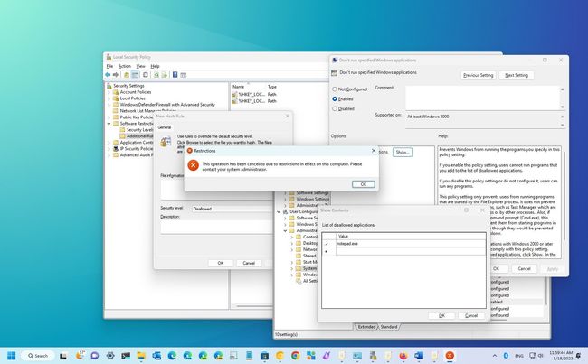 How to restrict access to desktop apps on Windows 11 | Windows Central