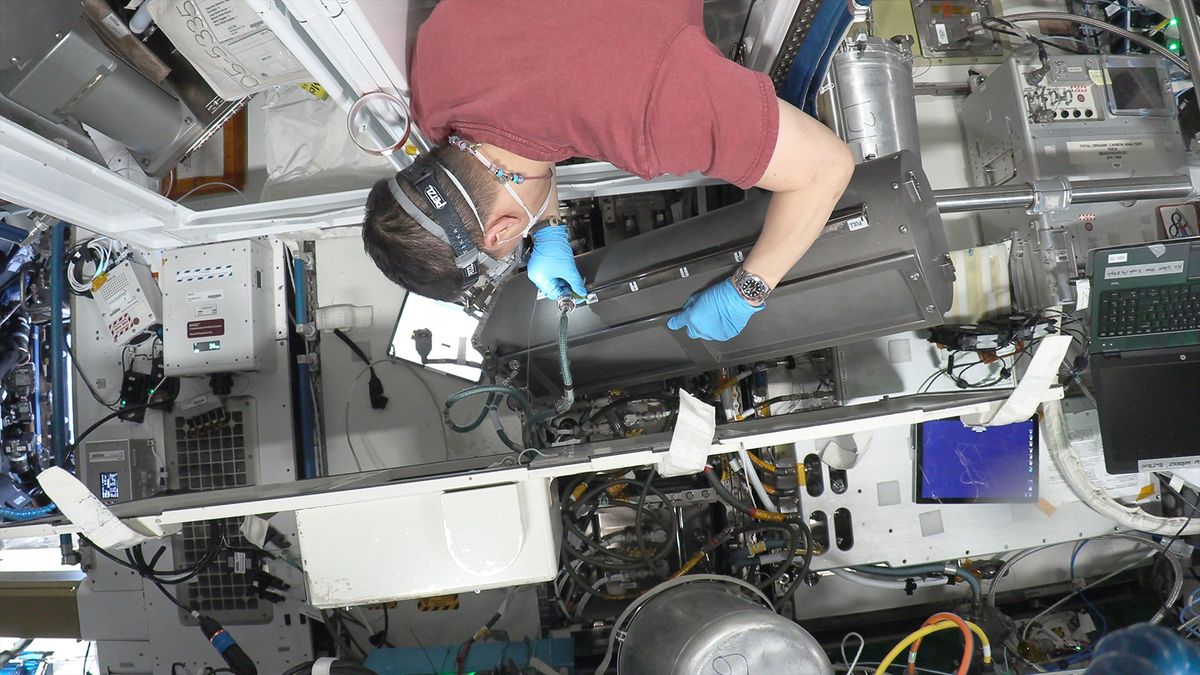 Keeping wastewater flowing into tomorrow's coffee | On the ISS this ...