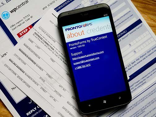 ProntoForms by TrueContext Mobile now available for Windows Phone ...