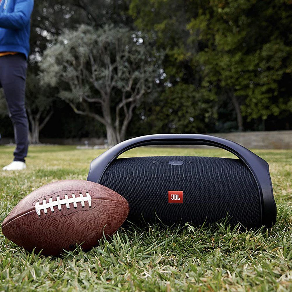 The JBL Boombox is a super powerful portable Bluetooth speaker that's ...