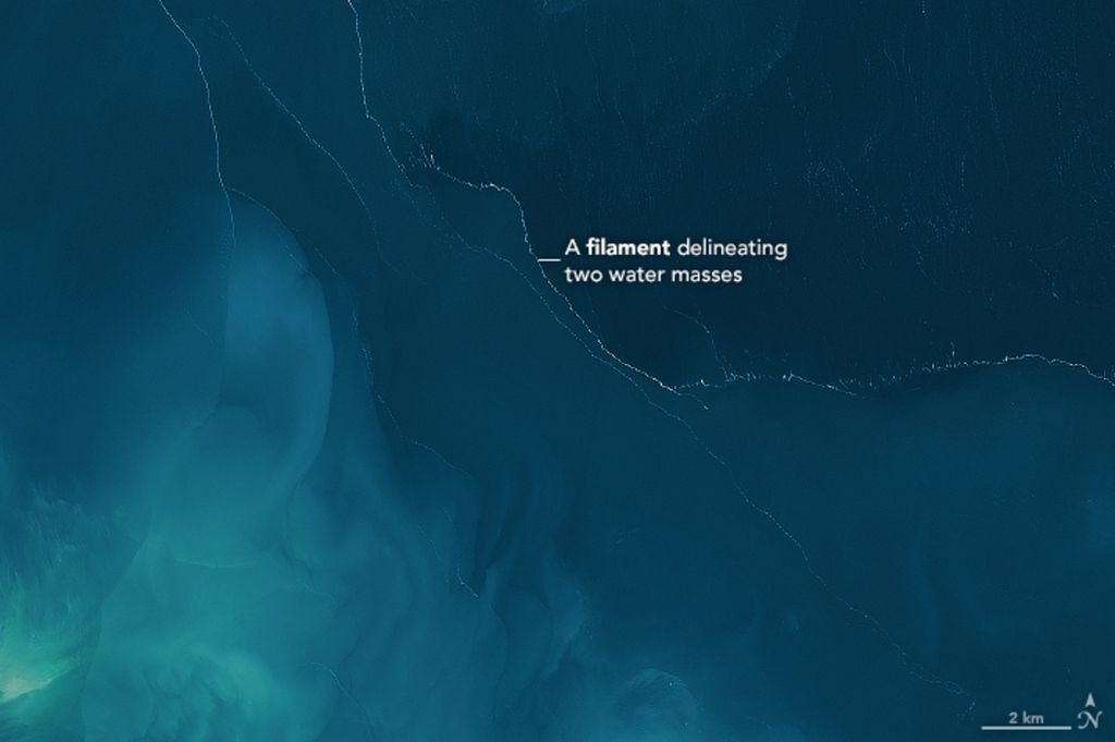 Stained-Glass Earth: Huge Foam Threads Glisten in New Satellite Image ...