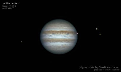 Slam! Bright Jupiter Impact Seen in New Light (Photo) | Space