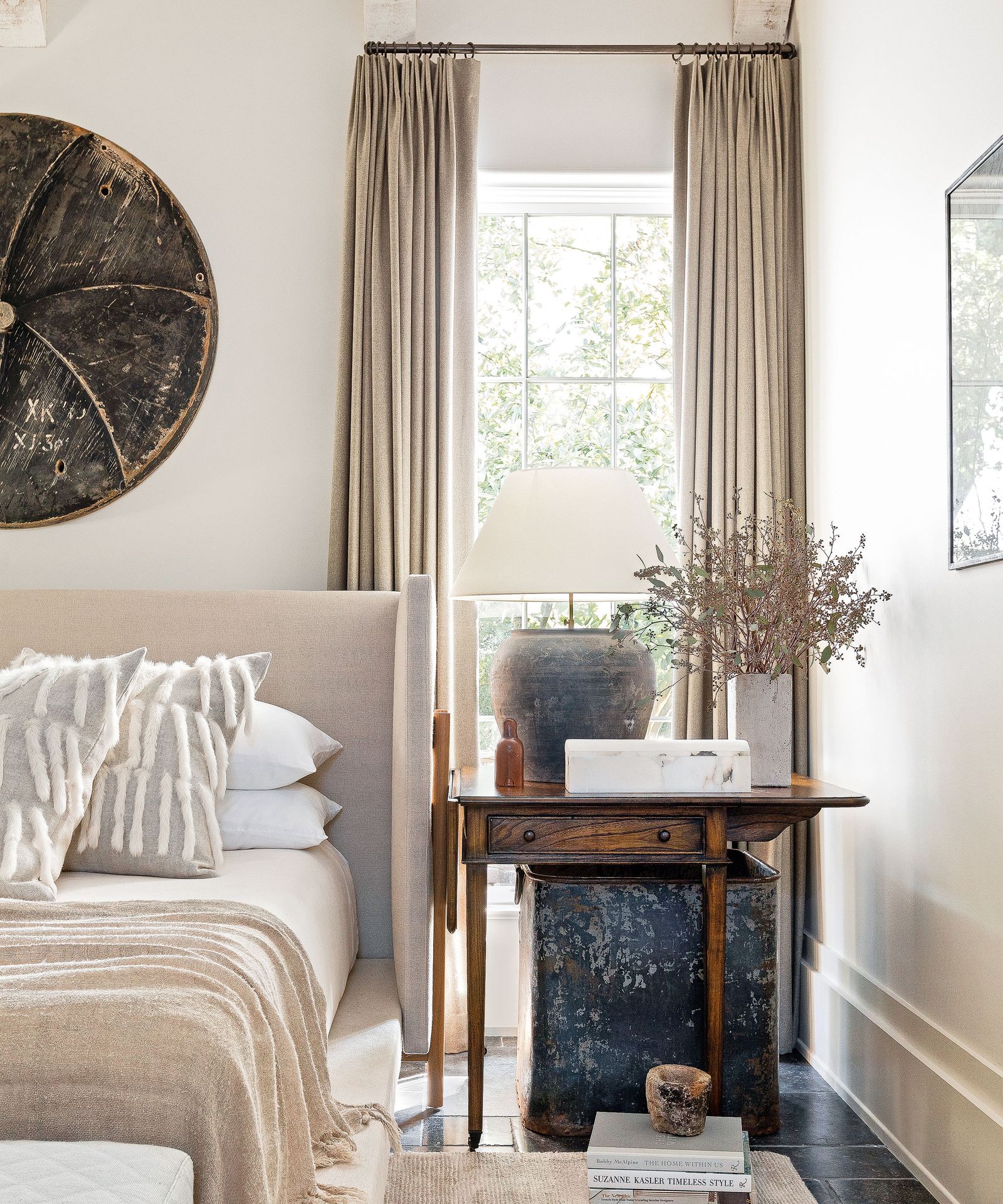 Natural materials and a neutral palette create a timeless interior in ...