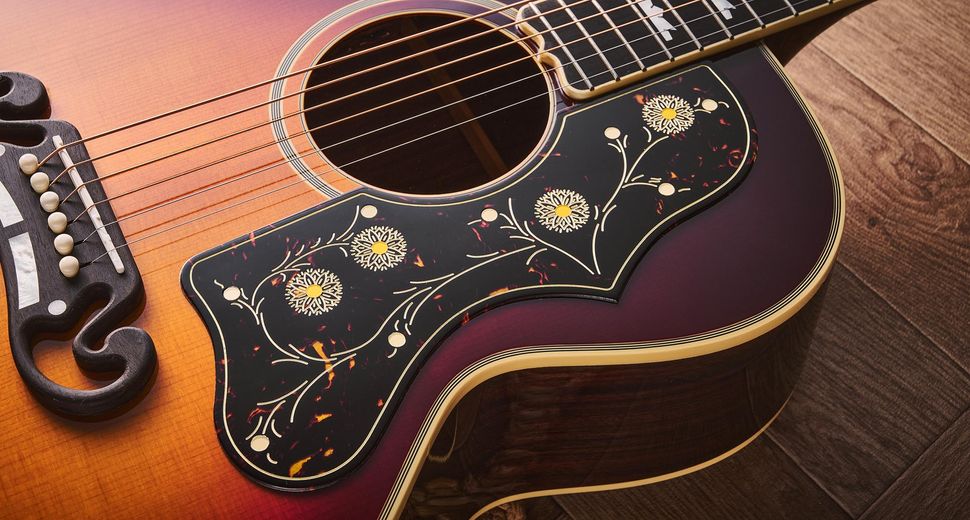 Epiphone Pre-War SJ-200 Rosewood Reissue, 1960 Hummingbird Reissue and ...