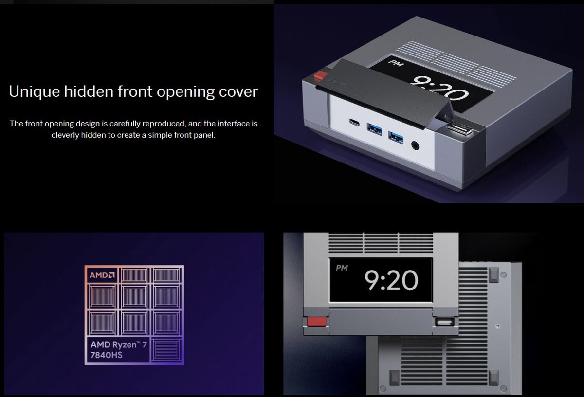 Ayaneo lists the Retro Mini PC AM02 on IndieGogo – comes with Ryzen 7 ...