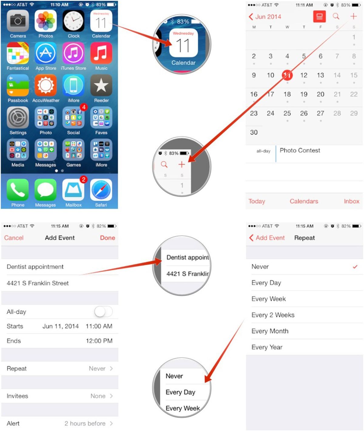 How to create, edit, and delete calendar events on your iPhone or iPad ...