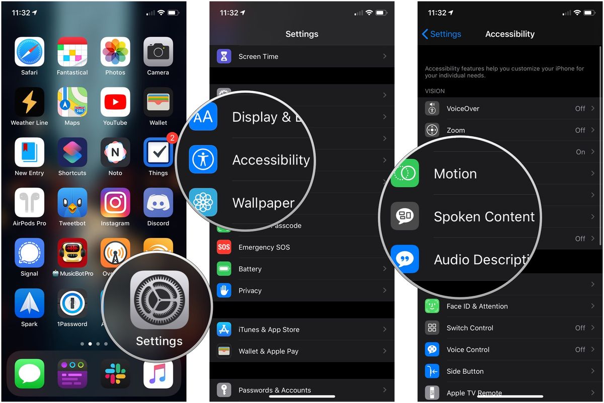 How to enable Spoken Content on iPhone and iPad | iMore