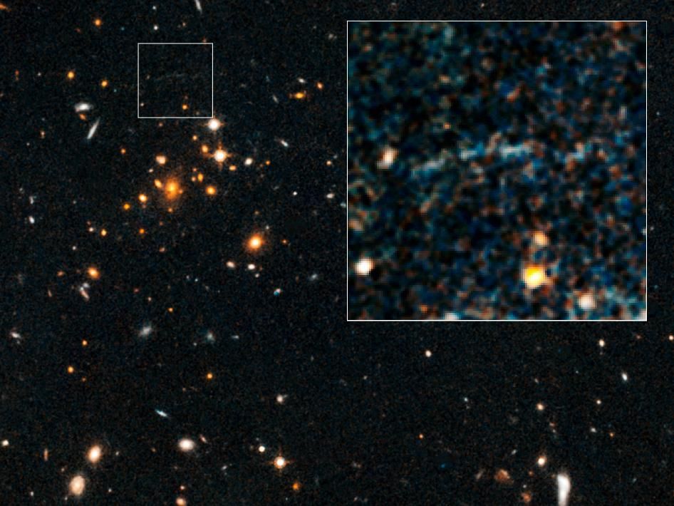 Warped Light Reveals Most Massive Distant Galaxy Cluster | Space
