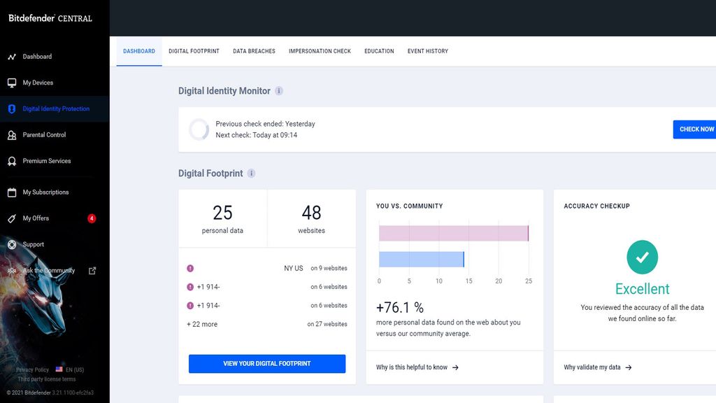 Bitdefender Digital Identity Protection review | Tom's Guide