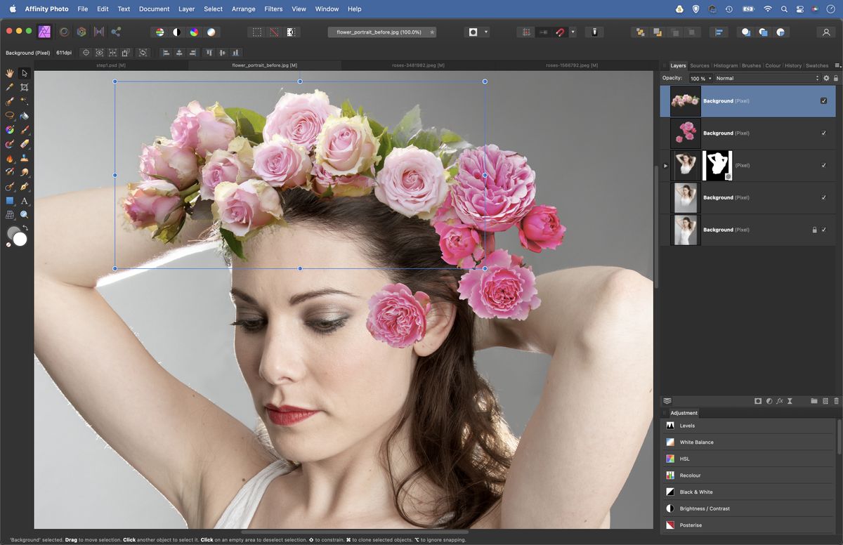 Get creative with flower composites and layer blending skills in ...