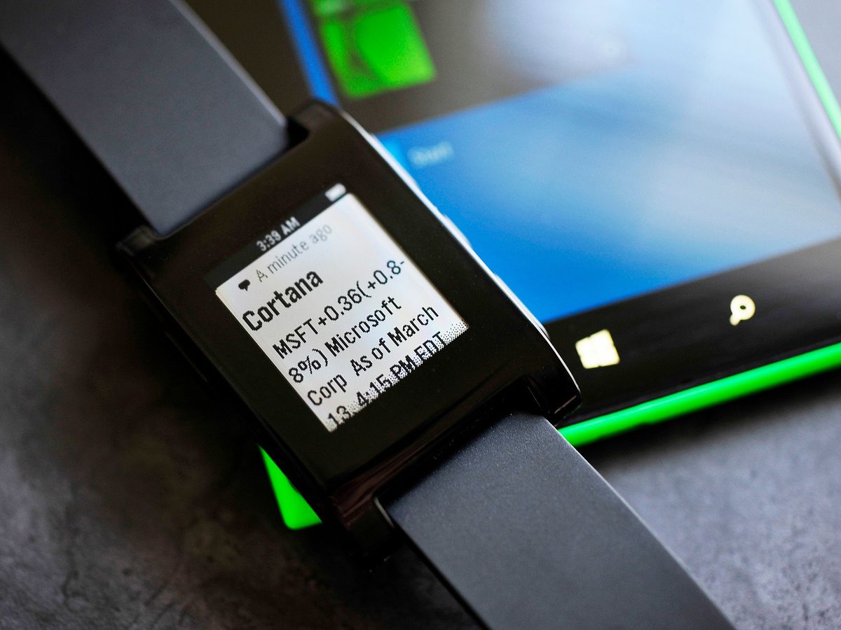 Pebble Smartwatch Windows Phone