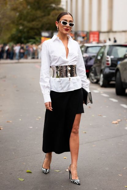 32 ways to style a white shirt according to the fashion pack | Woman & Home