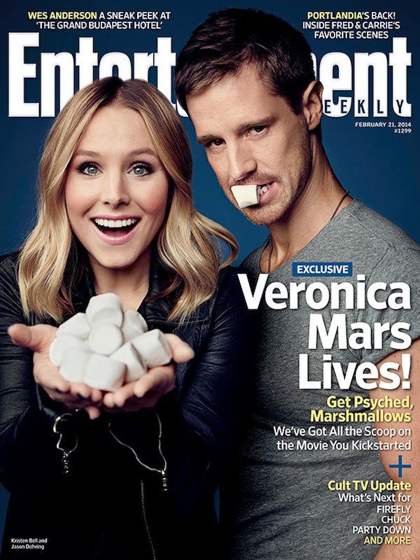 Veronica Mars' Kristen Bell And Jason Dohring Show Marshmallows And LoVe On EW's New Cover ...