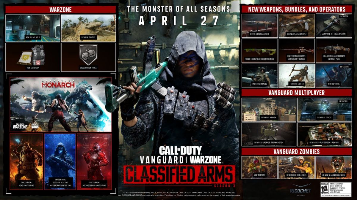 Call of Duty Season 3: Everything we know about the Classified Arms ...