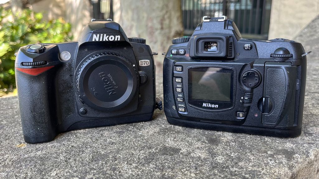 I found a pair of Nikon D70 DSLR cameras in the cupboard. They’re a bit sticky and their specs ...